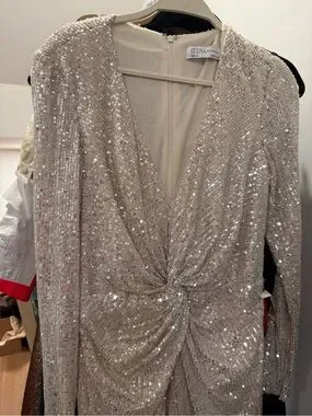 Mac Duggal | Dresses | New Ieena For Mac Duggal Rose Colored Sequin ...